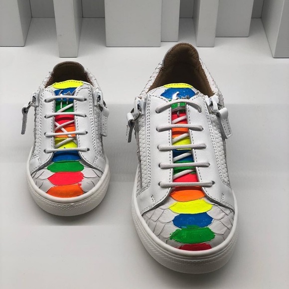 Giuseppe Zanotti | Shoes | Giuseppe Zanotti Jr Nib Rainbow Splash ...